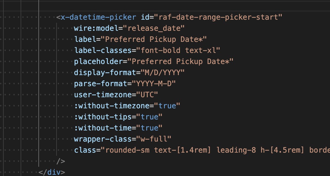 Datepicker sometimes appears without calendar · Issue #472 · wireui/wireui · GitHub