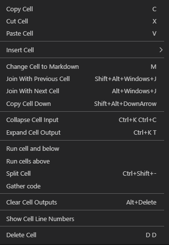 Native Notebooks - 'o' Shortcut · Issue #5425 · microsoft/vscode ...