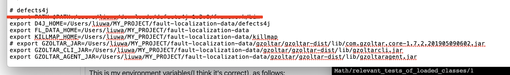 Usage of gzoltar-related FL script · Issue #243 · rjust/defects4j · GitHub