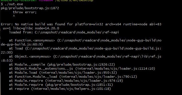 pkg build · Issue #1955 · vercel/pkg · GitHub