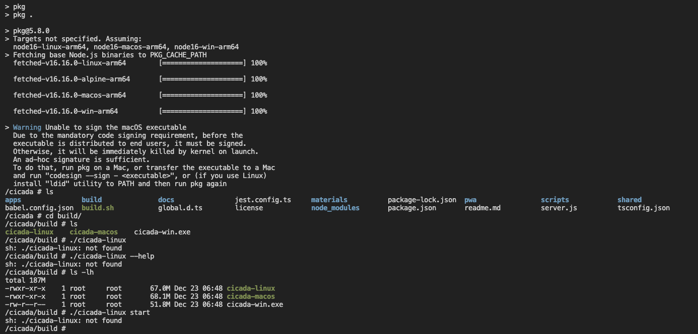 请问打包指定平台的命令是啥? · Issue #18 · mebtte/cicada · GitHub