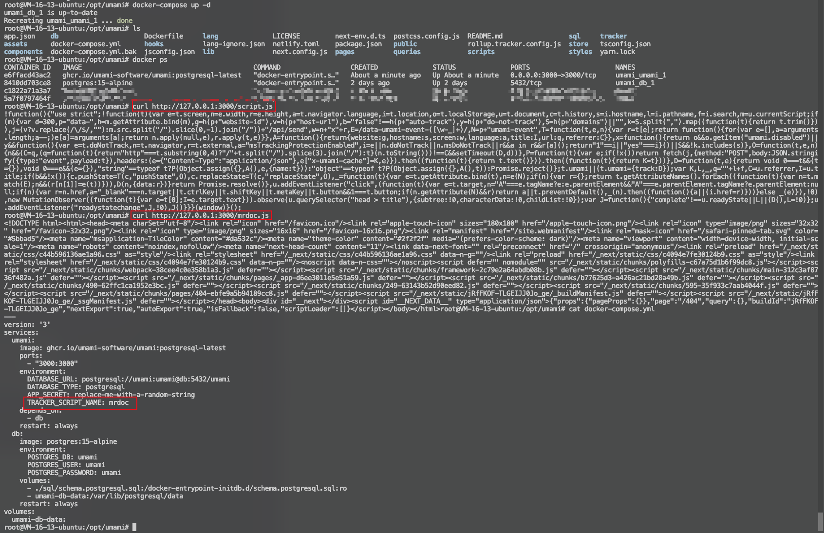 TRACKER_SCRIPT_NAME is ineffective in version 2.0 · Issue #1891 · umami-software/umami · GitHub