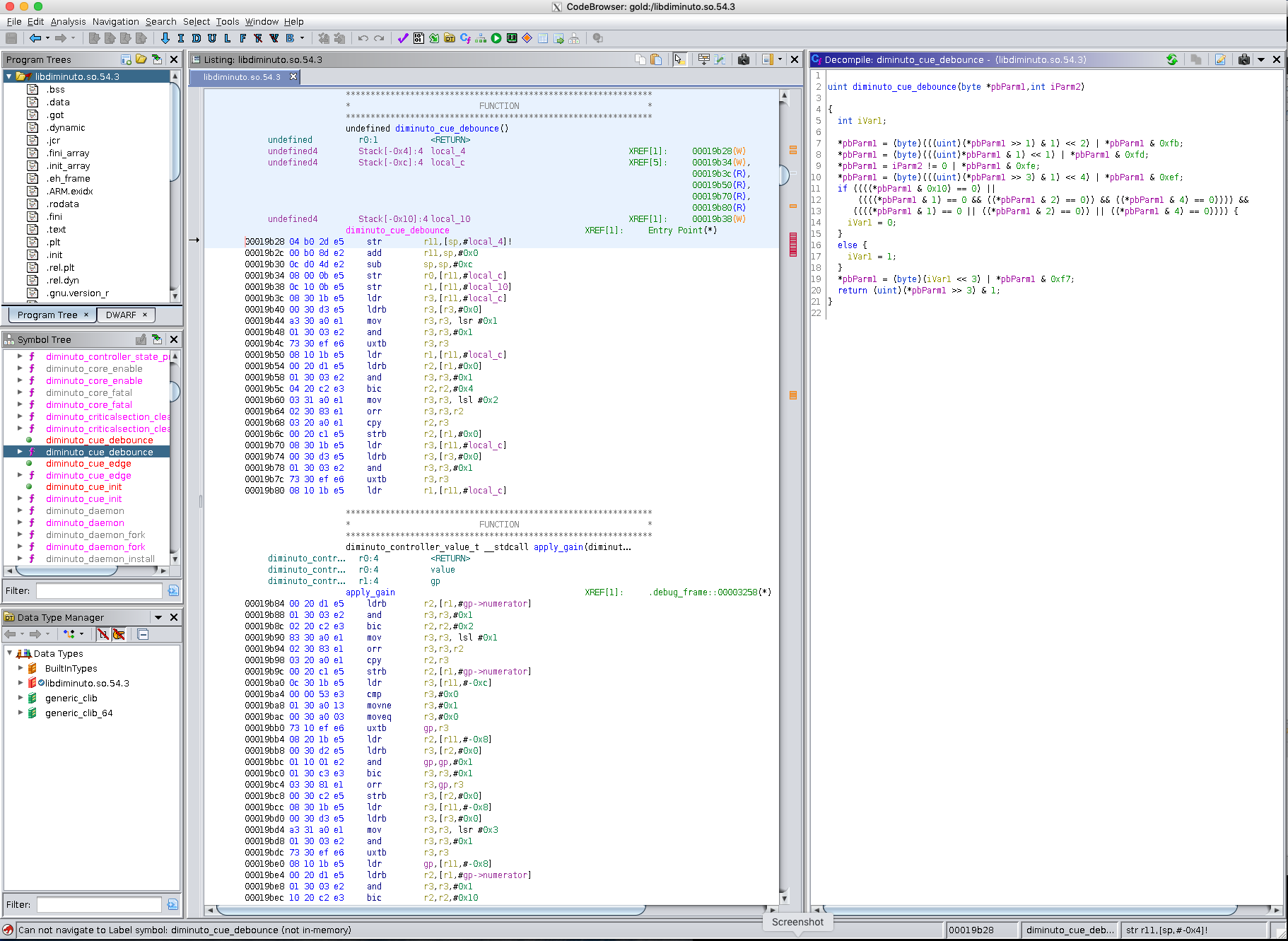 Analyzing ELF32 binary from ARMv7 target on x86_64 host has 0x10000 offset · Issue #248 ...