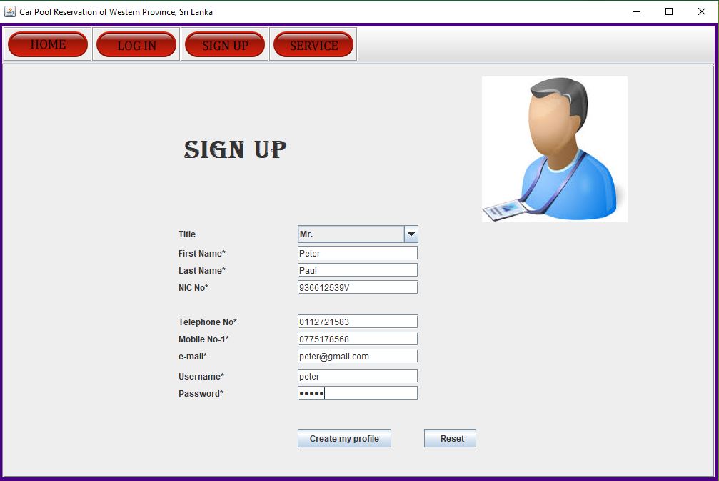 GitHub - girijah/Car_Pool_Reservation_System: CPR system records ...