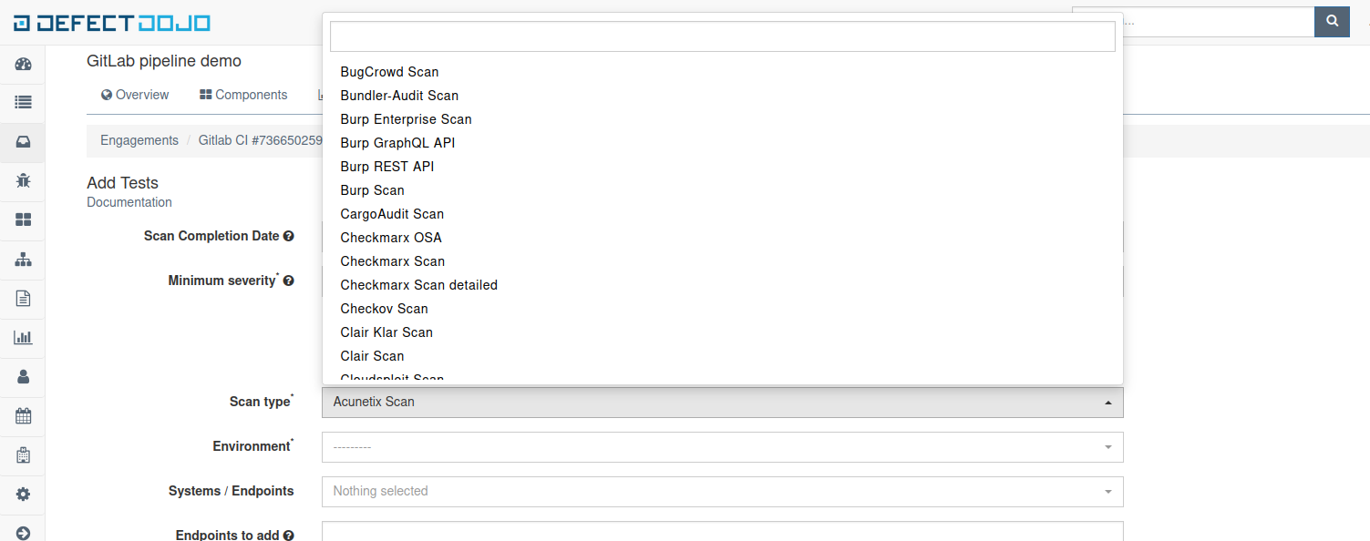 Adding Betterscan.io to "Scan type" on "import scan results" screen · Issue #7354 · DefectDojo ...