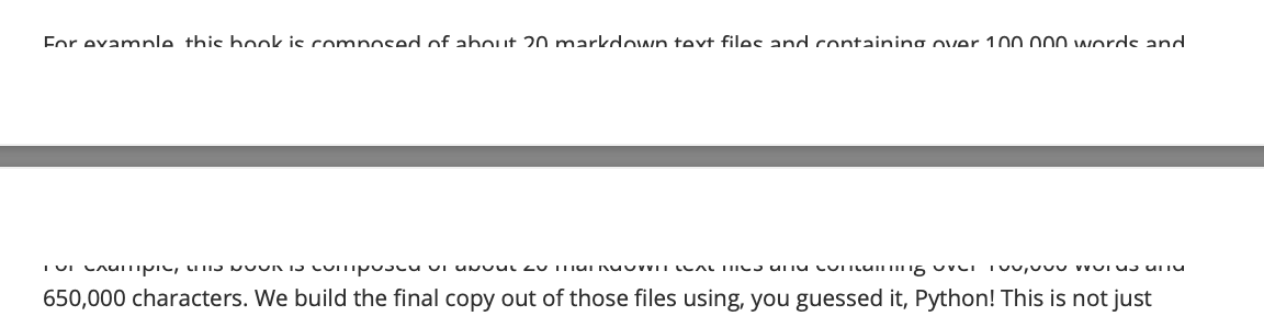 Exported PDFs have content (images and text) cut in half across pages ...
