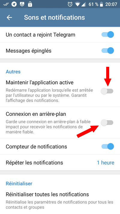 Telegram stays opened in background even if I check the option to don't do that · Issue #270 ...
