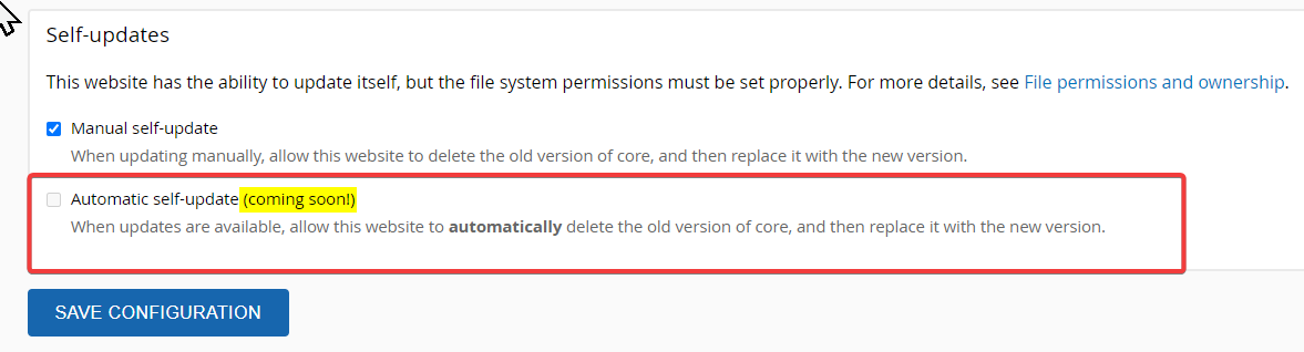 [META] Automatic Updates · Issue #2018 · backdrop/backdrop-issues · GitHub