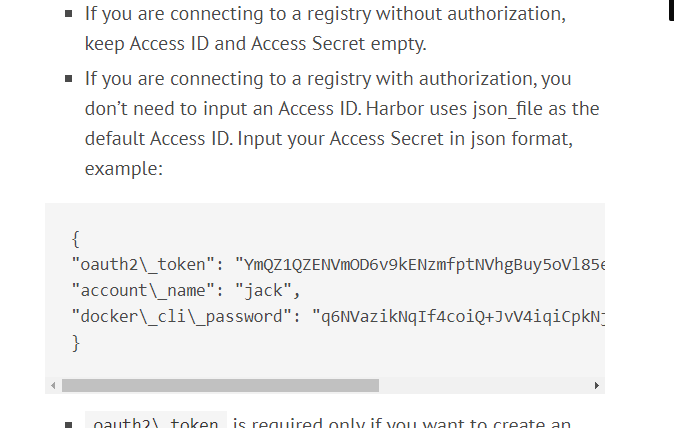 Docs bug: extra \ in markdown for quay.io replication · Issue #13688 · goharbor/harbor · GitHub
