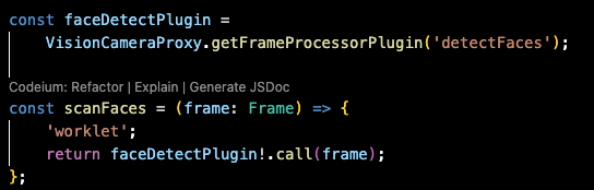 FaceDetect frameProcessor with v3 · Issue #1751 · mrousavy/react-native-vision-camera · GitHub