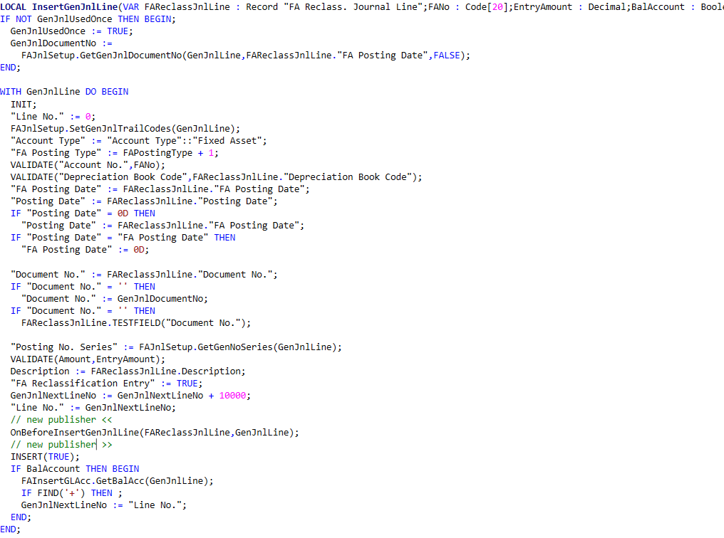 New event request for FA Reclass. Transfer codeunits · Issue #2213 · microsoft/AL · GitHub