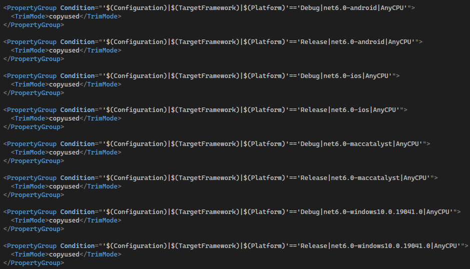 Simplify property dimensional configuration · Issue #8089 · dotnet/project-system · GitHub