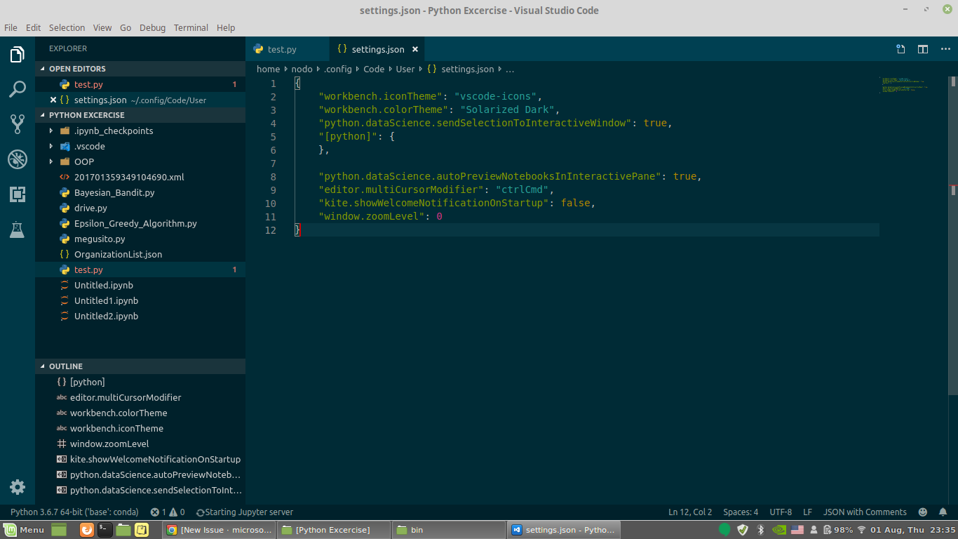 Starting Jupyter Server Is Stuck Forever · Issue 3194 · Microsoftvscode Jupyter · Github 2597