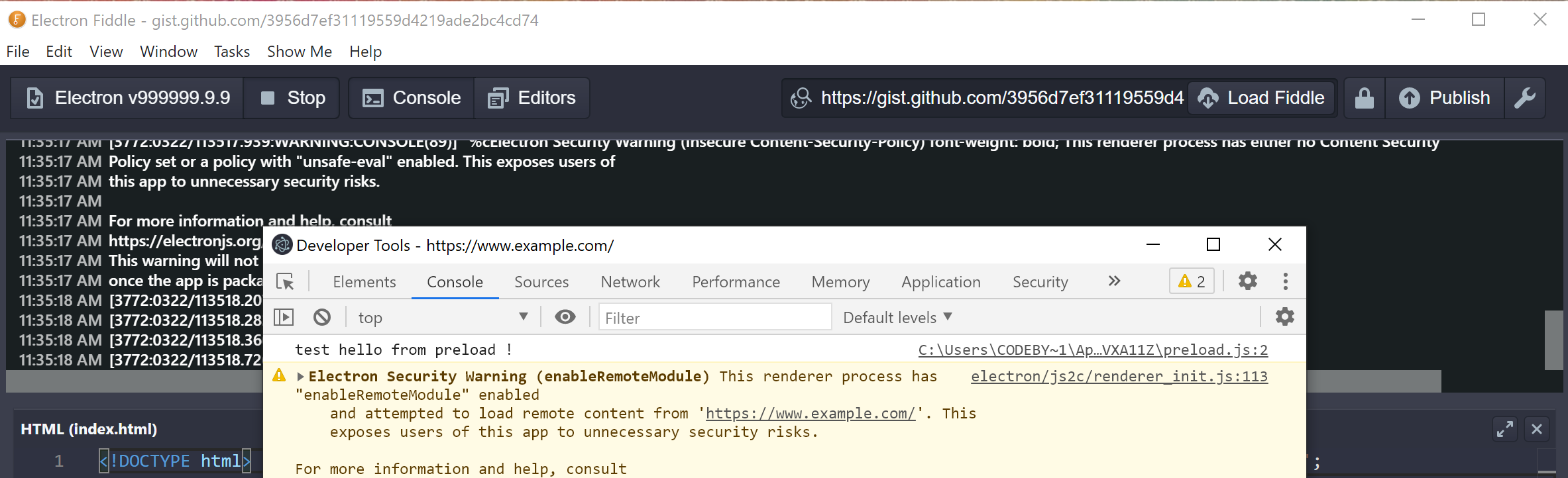 [Bug]: Cannot access webview preload globals from page · Issue #28317 · electron/electron · GitHub