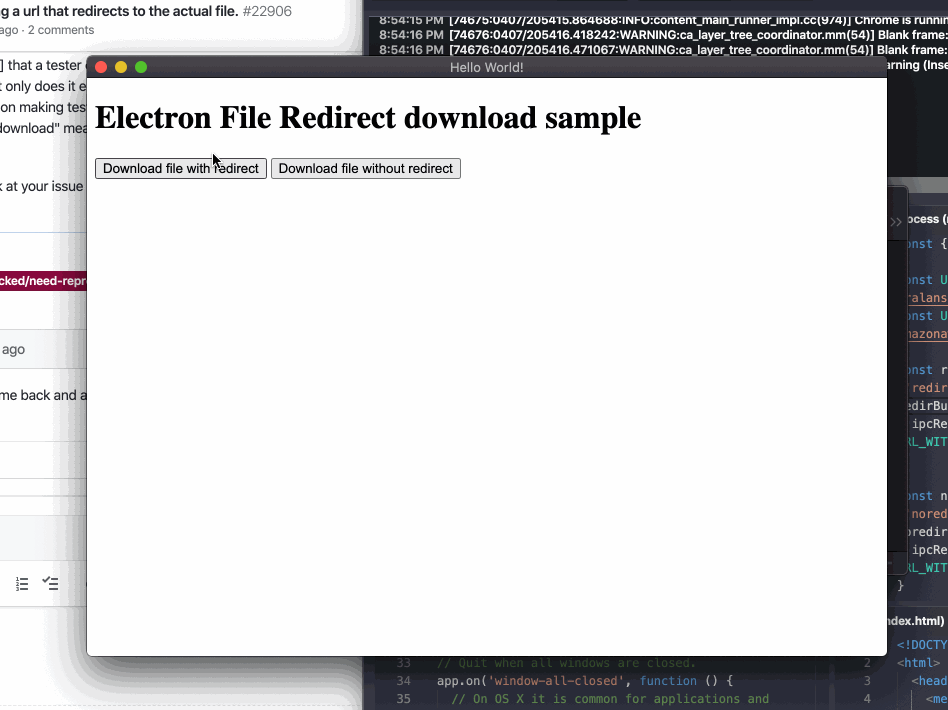 File downloads broken when using a url that redirects to the actual file. · Issue #22906 ...
