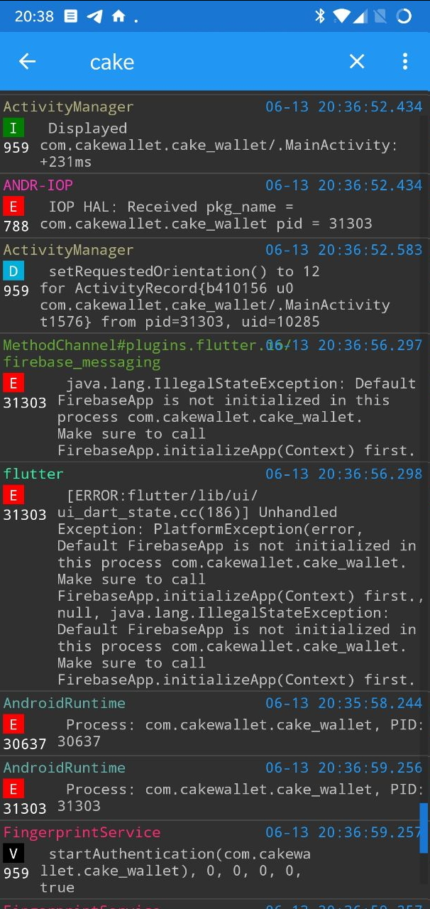 Biometrics won't activate in settings (Oreo 8.1.0) · Issue #133 · cake ...