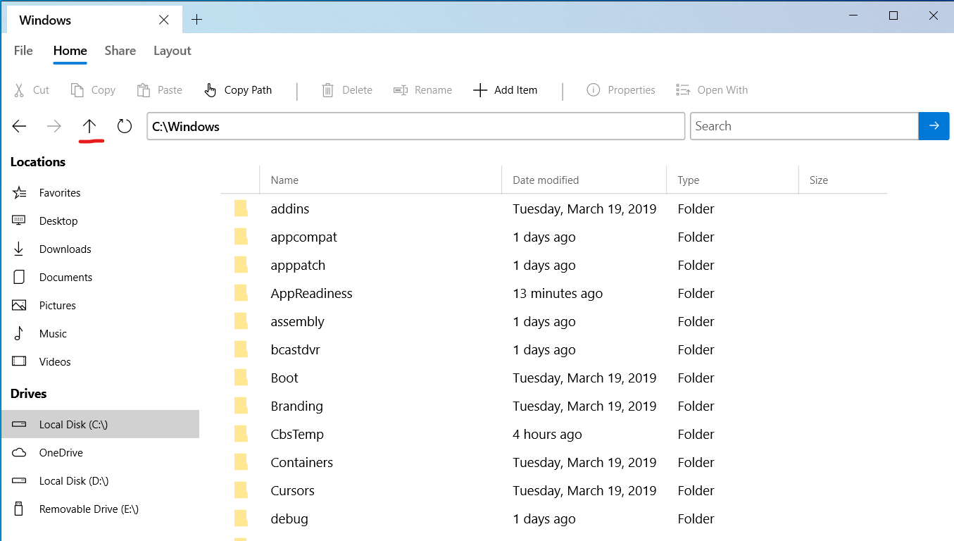 Up Button · Issue #148 · files-community/Files · GitHub