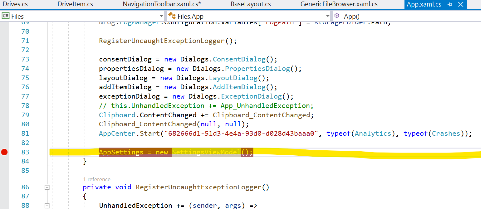 Crash on Startup · Issue #410 · files-community/Files · GitHub