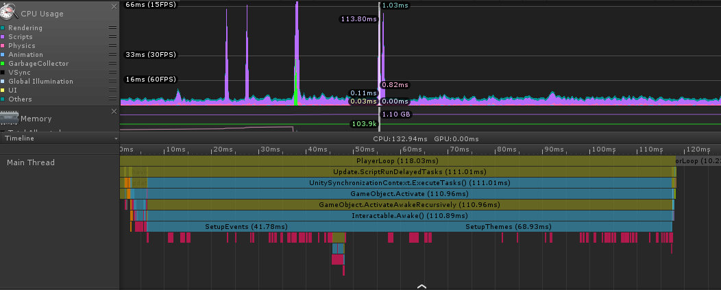Performance Interactable Awake Extremely Slow · Issue 3562 · Microsoftmixedrealitytoolkit