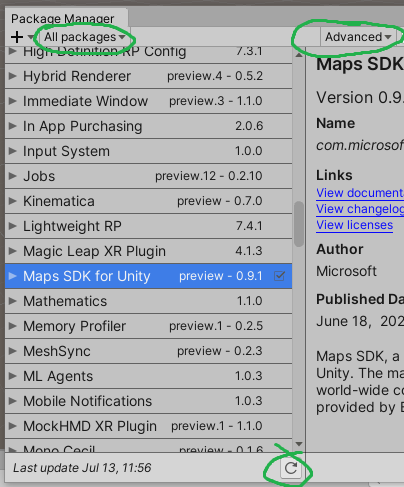 Map Unity Package Manager URL is not valid · Issue #75 · microsoft/MapsSDK-Unity · GitHub