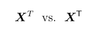 Redefine transpose symbol · Issue #14 · slds-lmu/latex-math · GitHub
