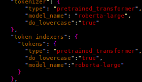 How to write the config to use the RoBERTa model? · Issue #3906 · allenai/allennlp · GitHub