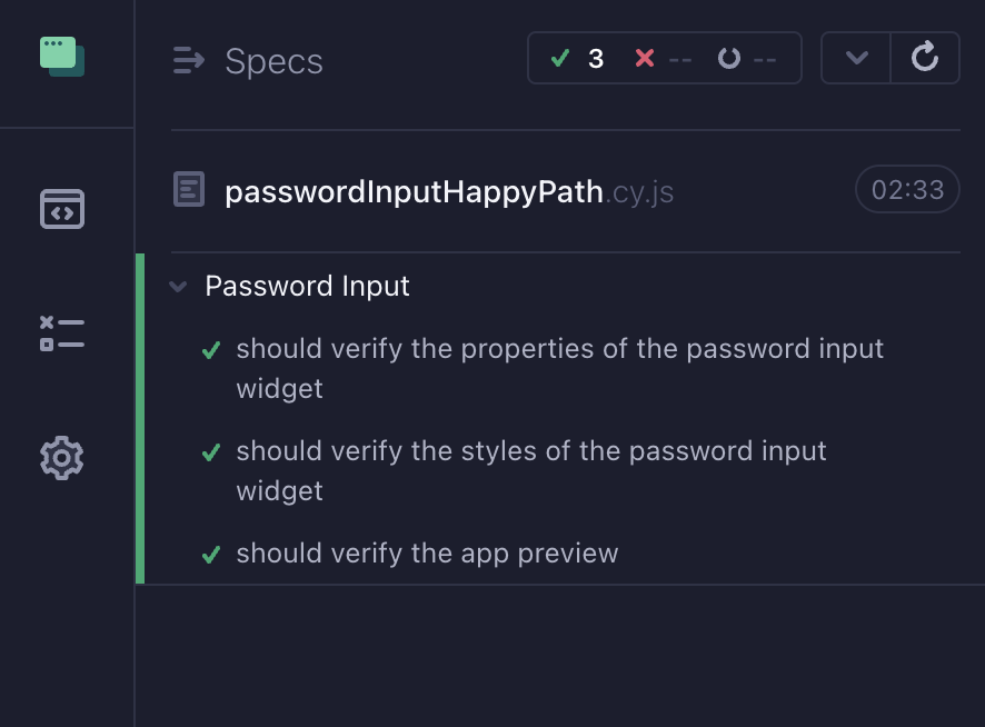 Add happy path spec for password input widget by ajith-k-v · Pull Request #4112 · ToolJet ...