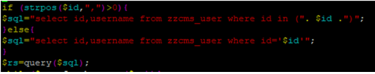 zzcms 2019 SQL INJECTION LIST · Issue #5 · cby234/zzcms · GitHub
