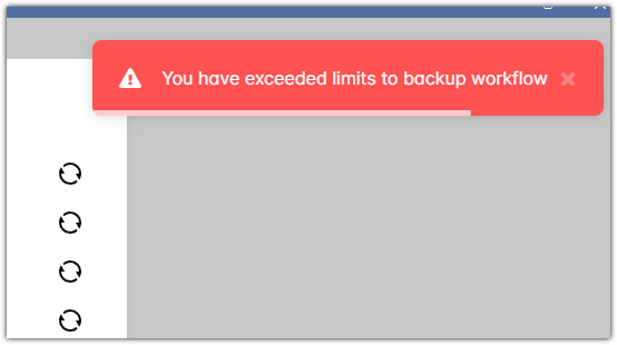 Backup workflow failed, you have exceeded limits to backup workflow · Issue #1006 · AutomaApp ...