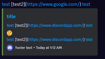 Hyperlinks not working if a number is in the text · Issue #6095 · discord/discord-api-docs · GitHub