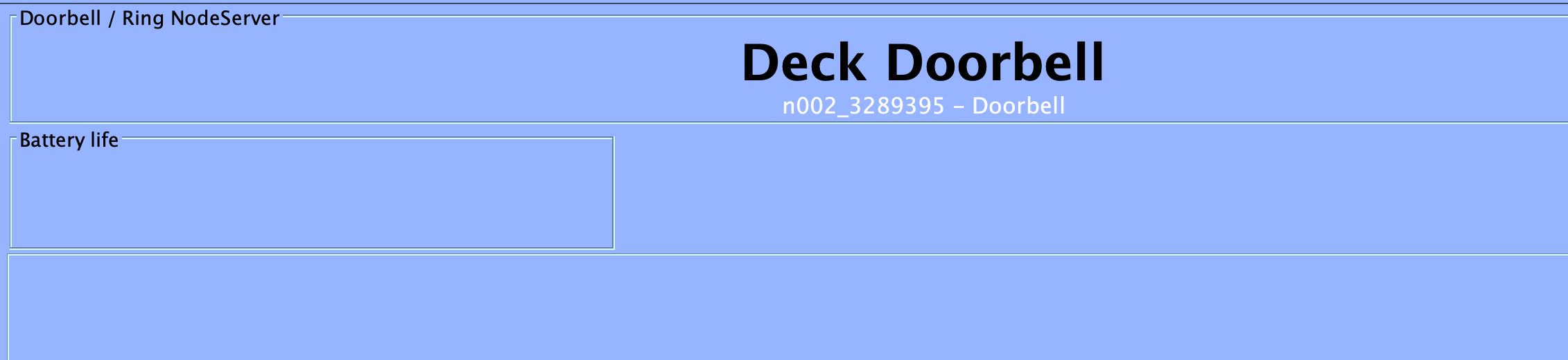Ring Doorbells lose battery life data in ISY · Issue #3 · UniversalDevicesInc/ring-nodeserver ...