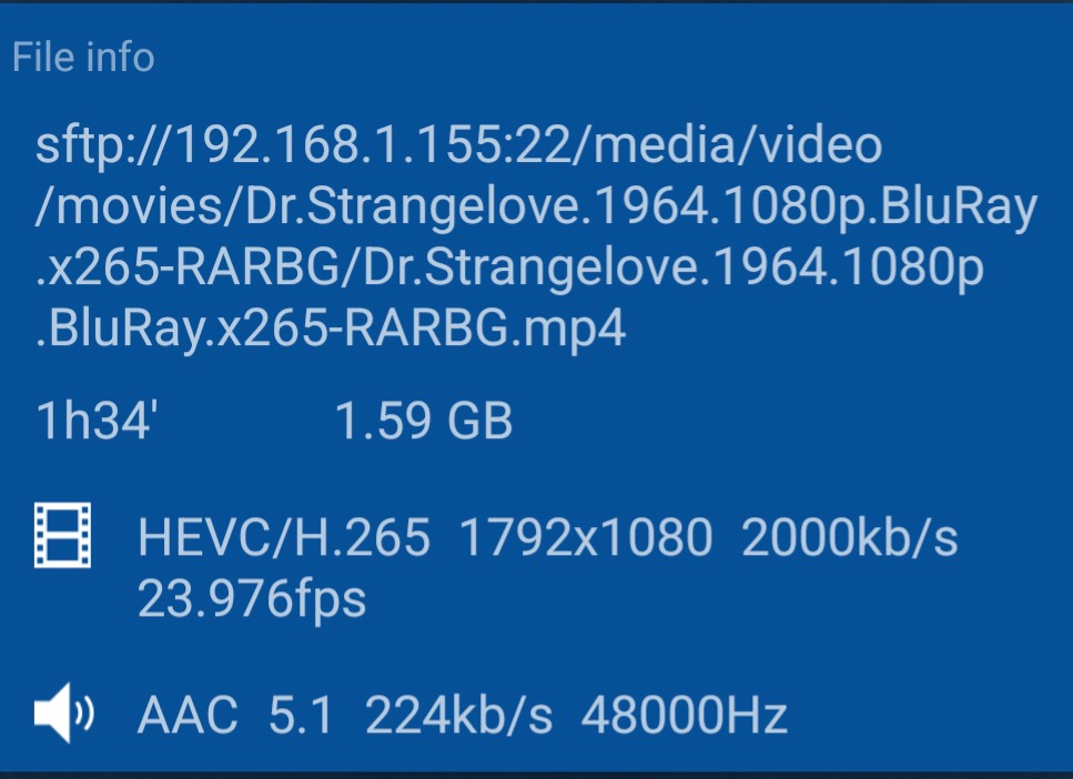 [Bug]: choppy video when playing over shortcut (sftp) · Issue #790 · nova-video-player/aos-AVP ...