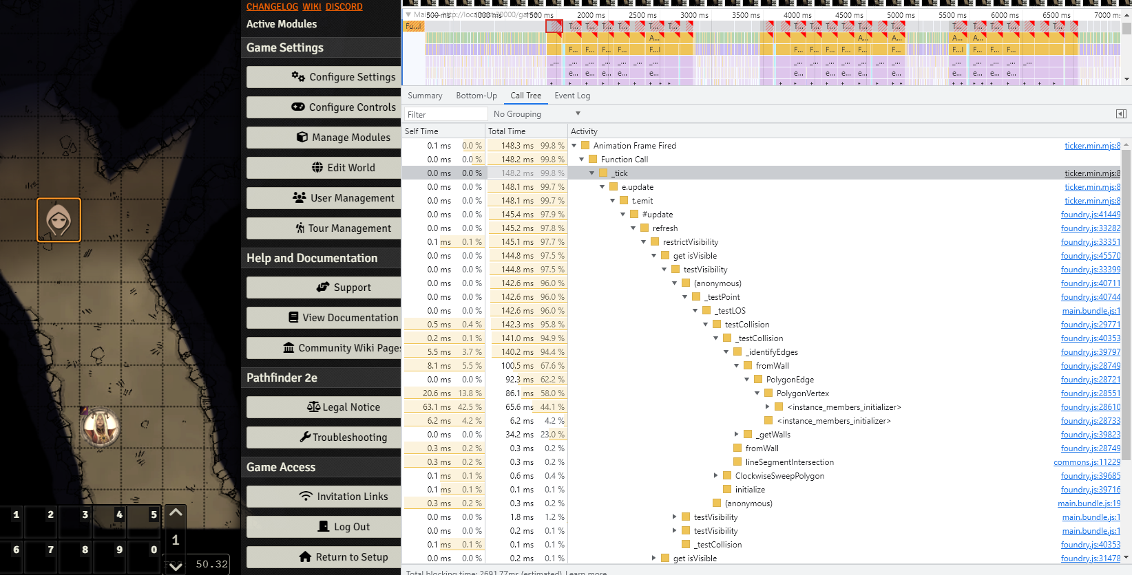 Bad Token Movement Performance in Large Scene with lots of NPCs · Issue #4946 · foundryvtt/pf2e ...