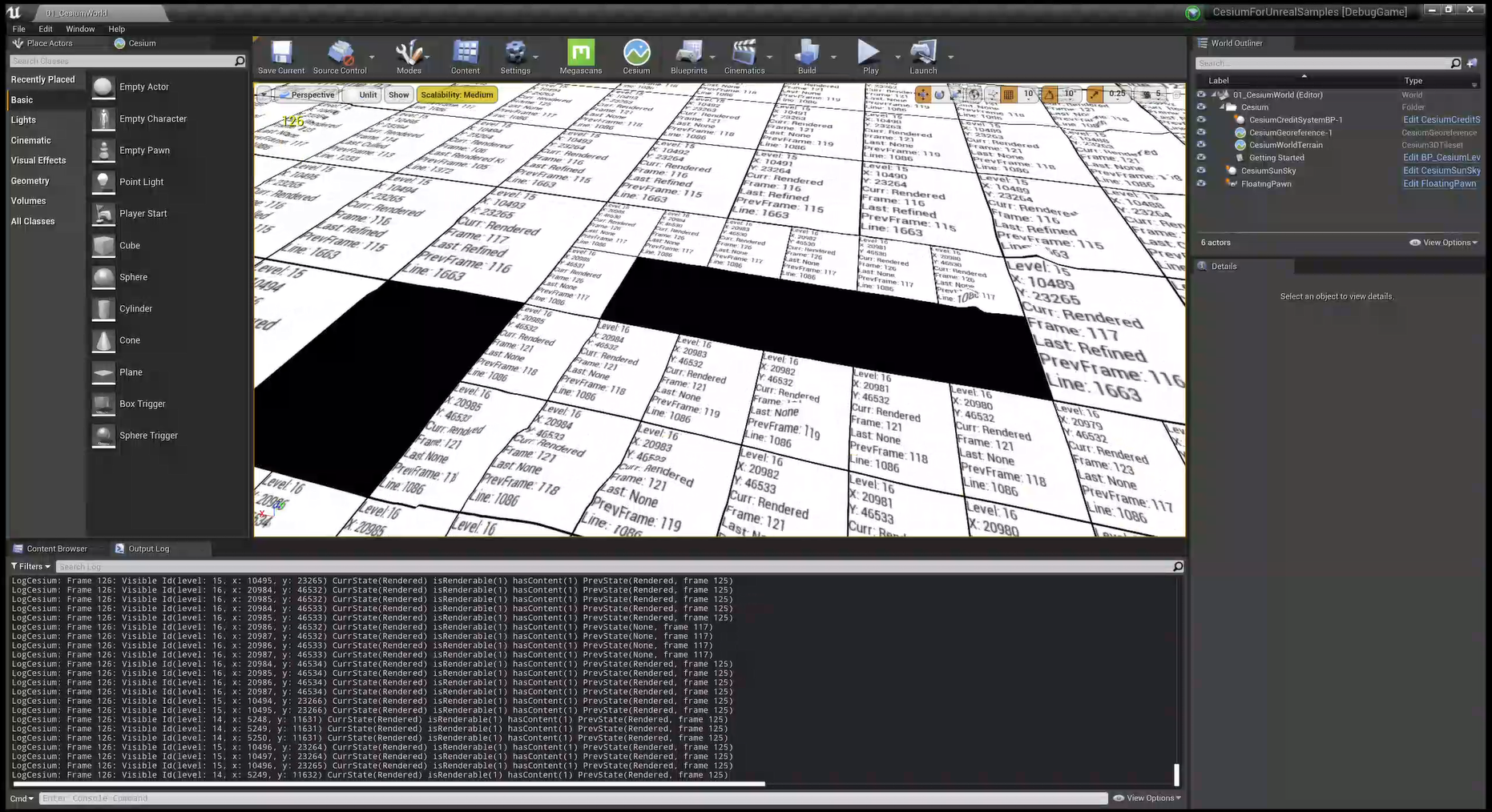 Single-frame holes in terrain when zooming out · Issue #186 · CesiumGS/cesium-native · GitHub