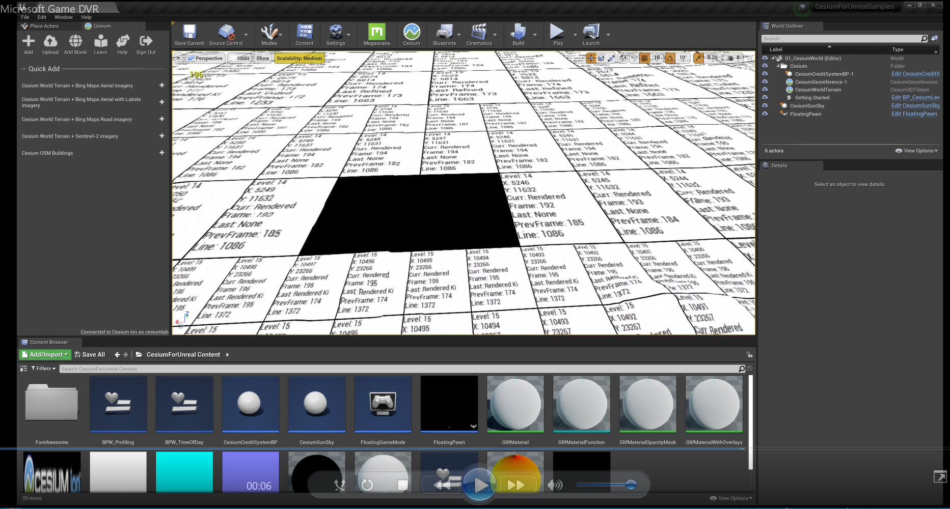 Single-frame holes in terrain when zooming out · Issue #186 · CesiumGS/cesium-native · GitHub
