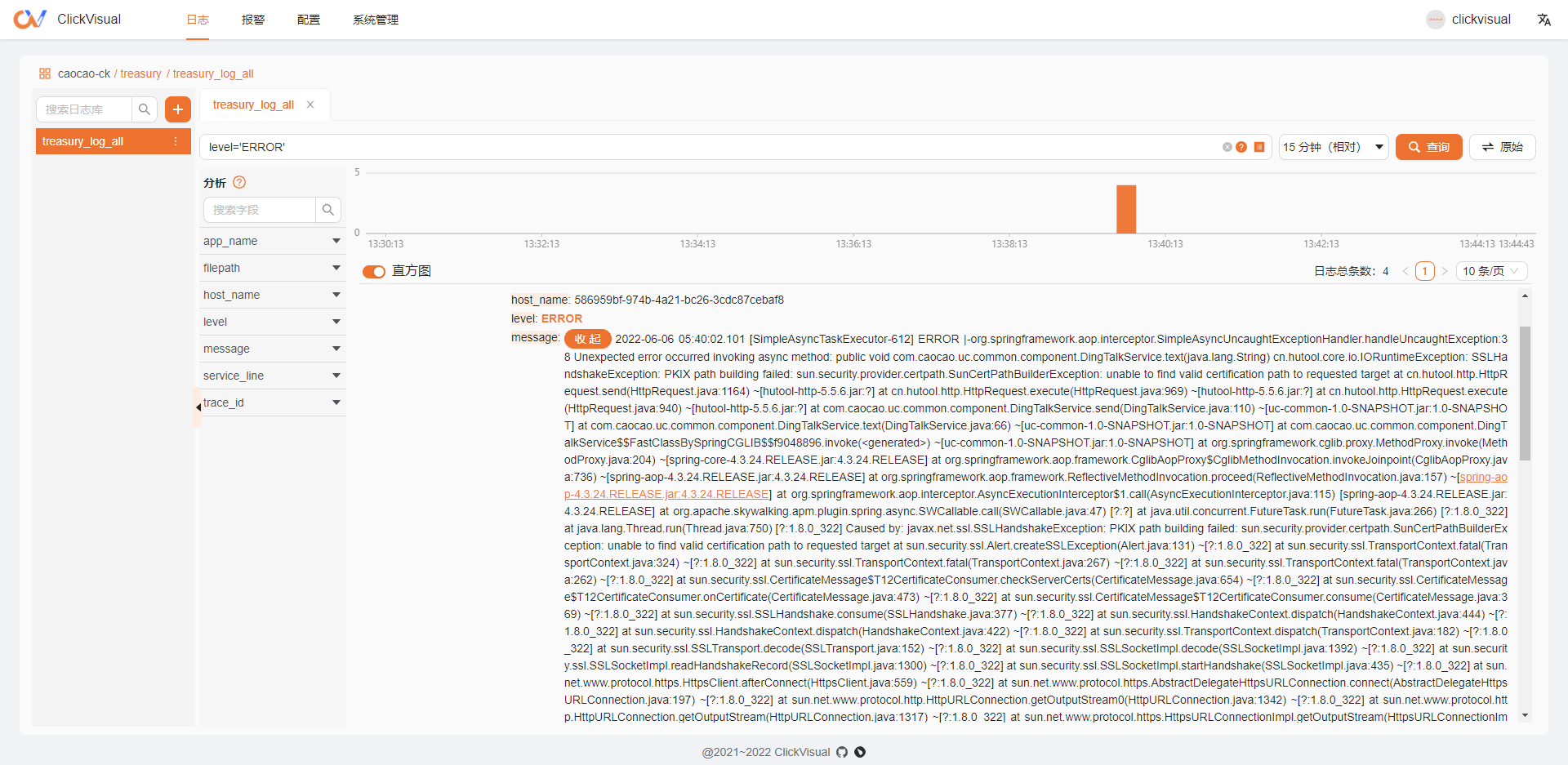 展示日志原始格式例如换行等 · Issue #330 · clickvisual/clickvisual · GitHub