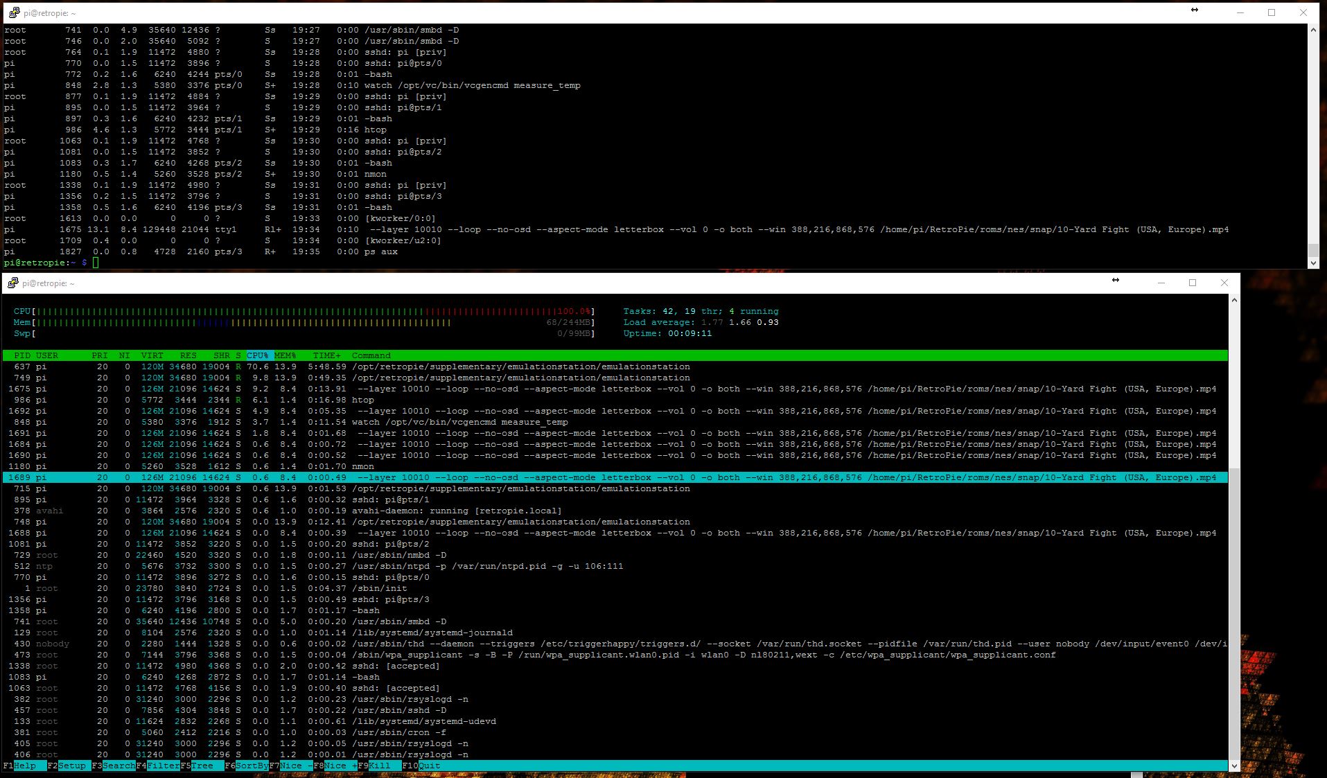 Retropie Pi Zero Video Snaps cause high CPU Utilization · Issue #685 · Aloshi/EmulationStation ...
