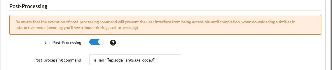Post-Processing not saving output to System -> Logs · Issue #991 · morpheus65535/bazarr · GitHub