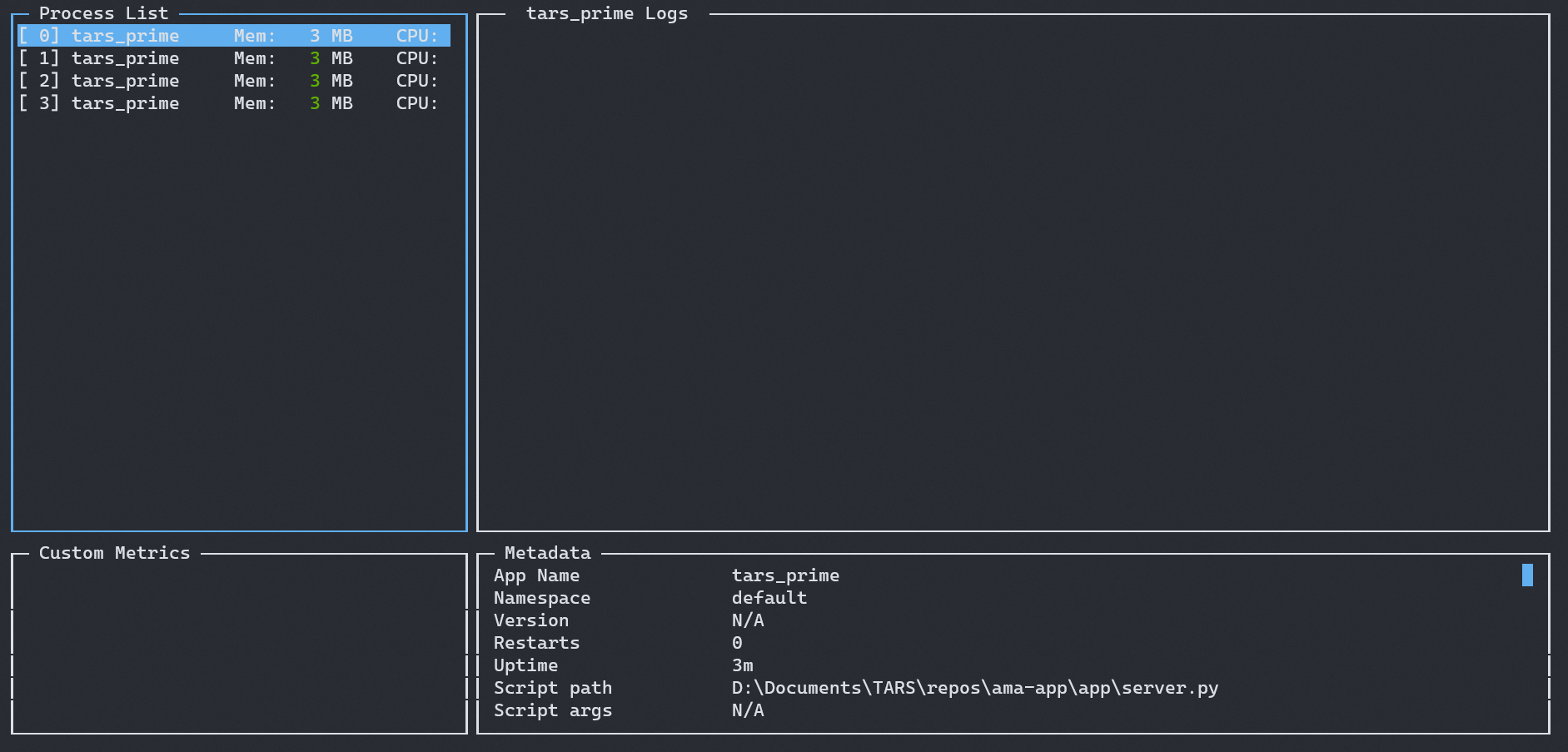 PM2 monit not displaying global logs · Issue #4257 · Unitech/pm2 · GitHub