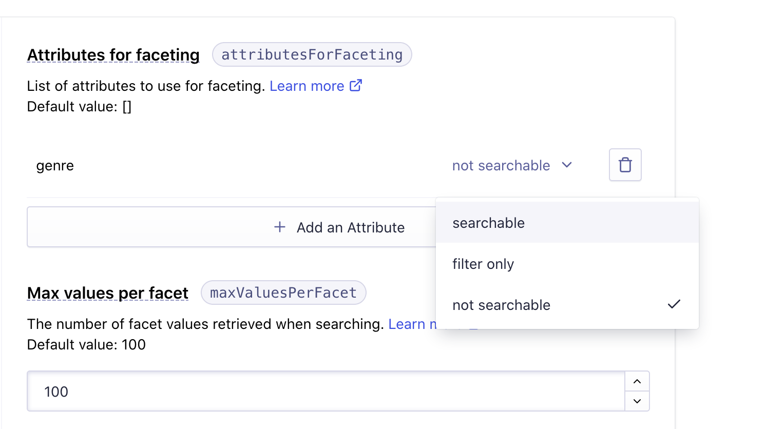 Missing searchable in refinements-list · Issue #48 · meilisearch/meilisearch-js-plugins · GitHub