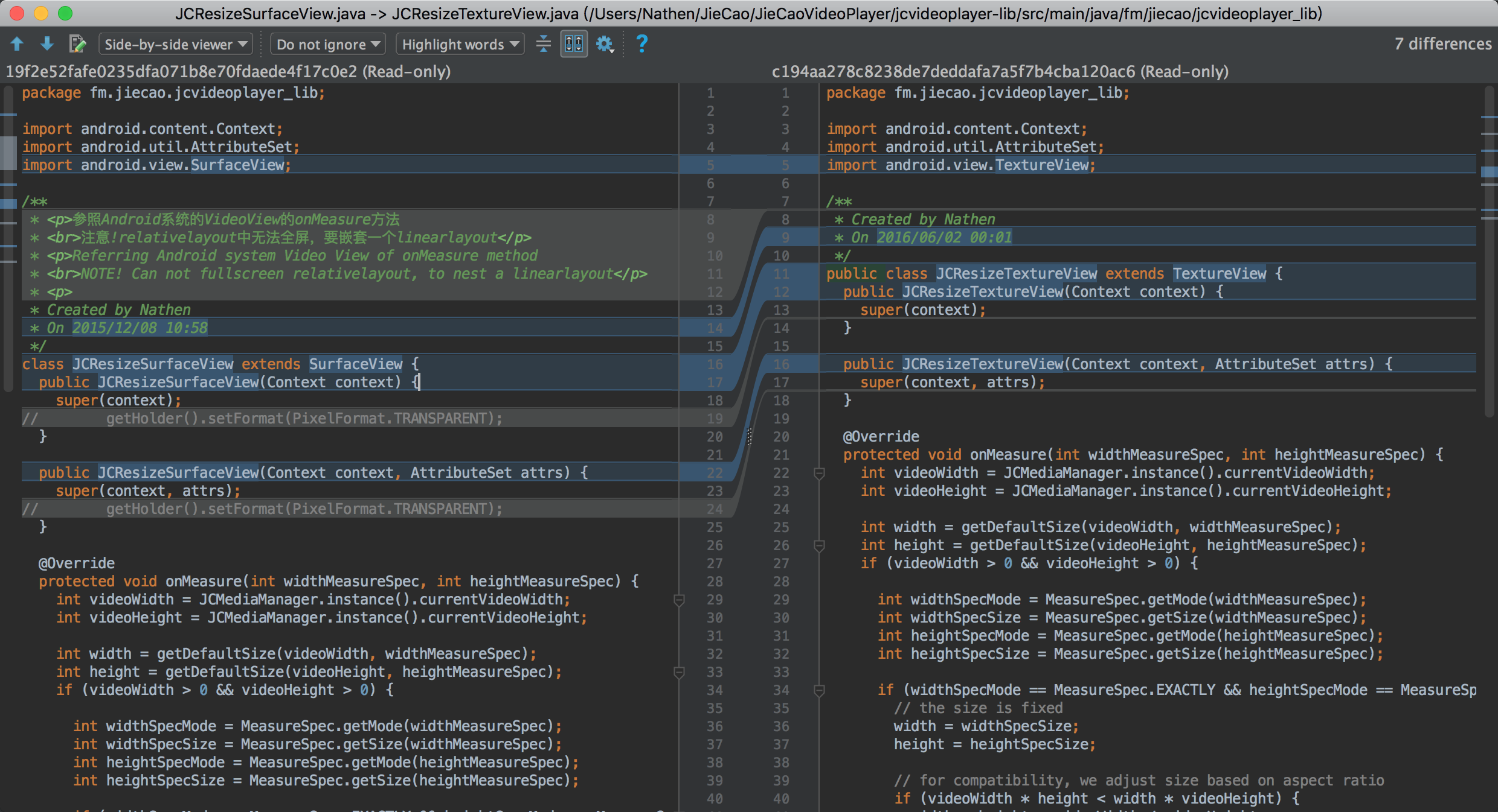 我想问一下，从那个版本开始把SurfaceView换成TexureView的呢？我想用最新的SurfaceView版的 · Issue #990 · lipangit ...
