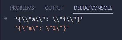 Debug Console un-escapes double-backslash · Issue #1744 · microsoft/vscode-js-debug · GitHub
