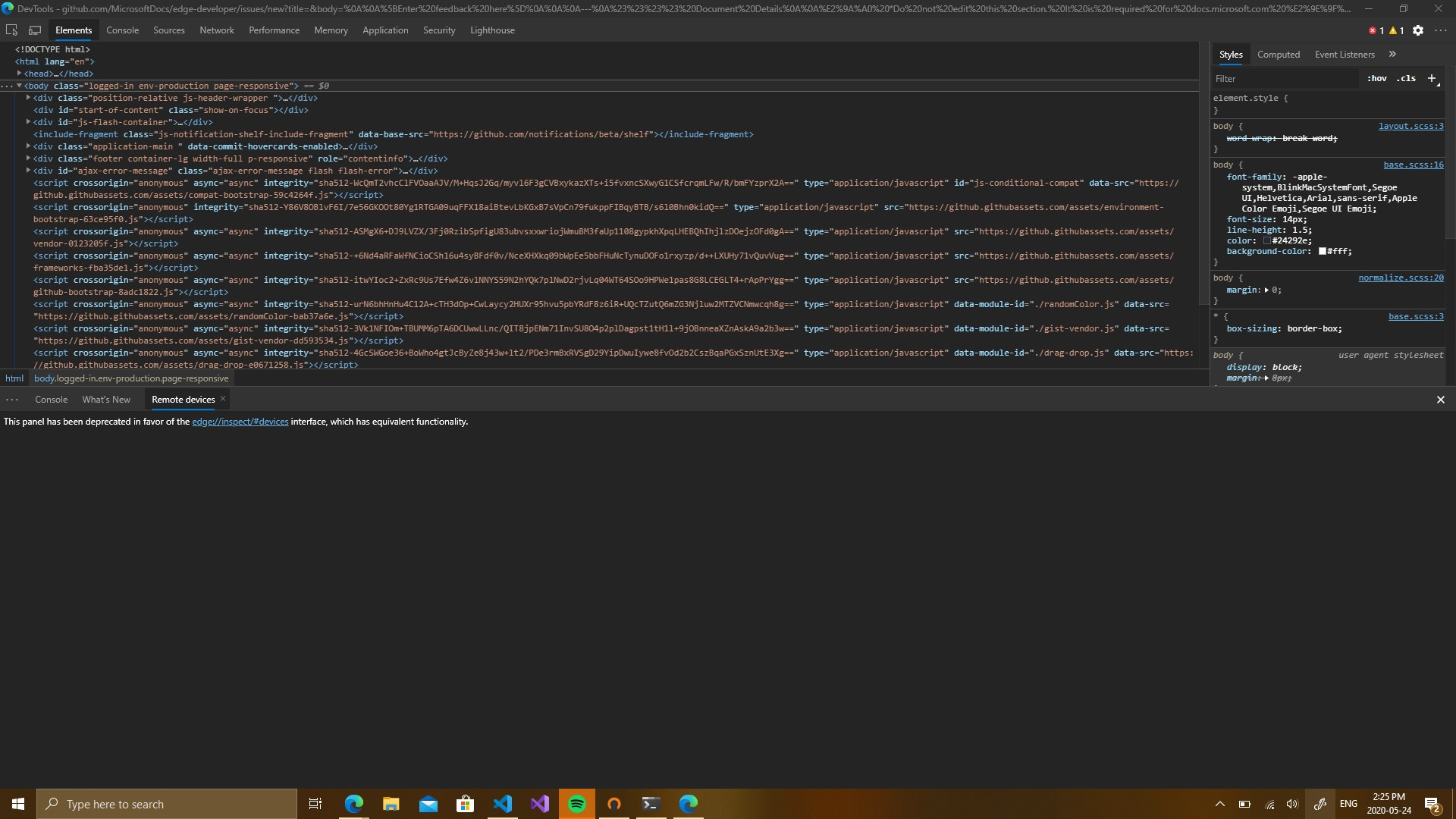 update remote device · Issue #710 · MicrosoftDocs/edge-developer · GitHub