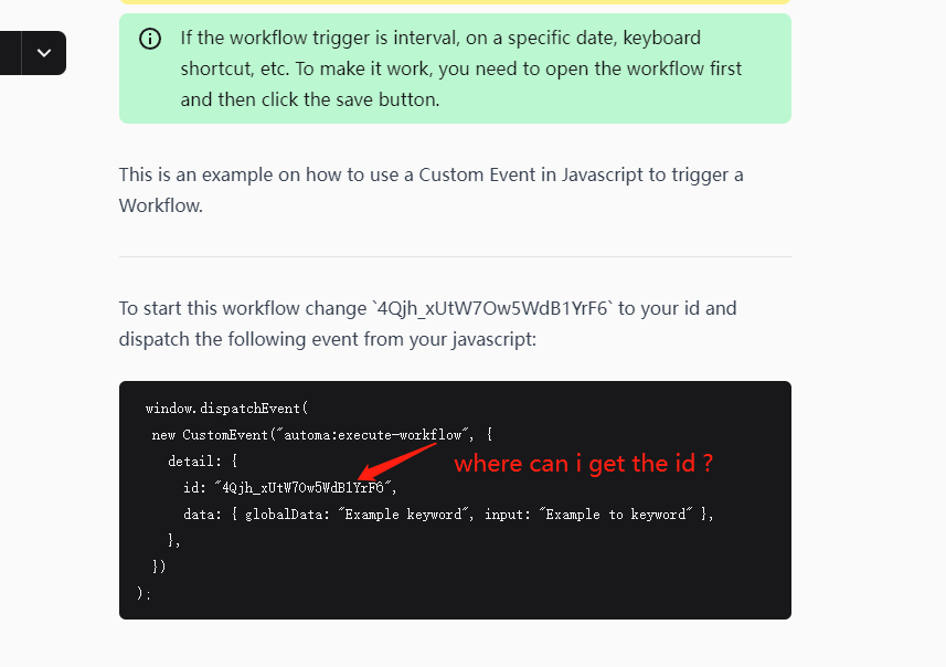 Trigger an Action from a Website with CustomEvent and/or general Events · Issue #382 · AutomaApp ...