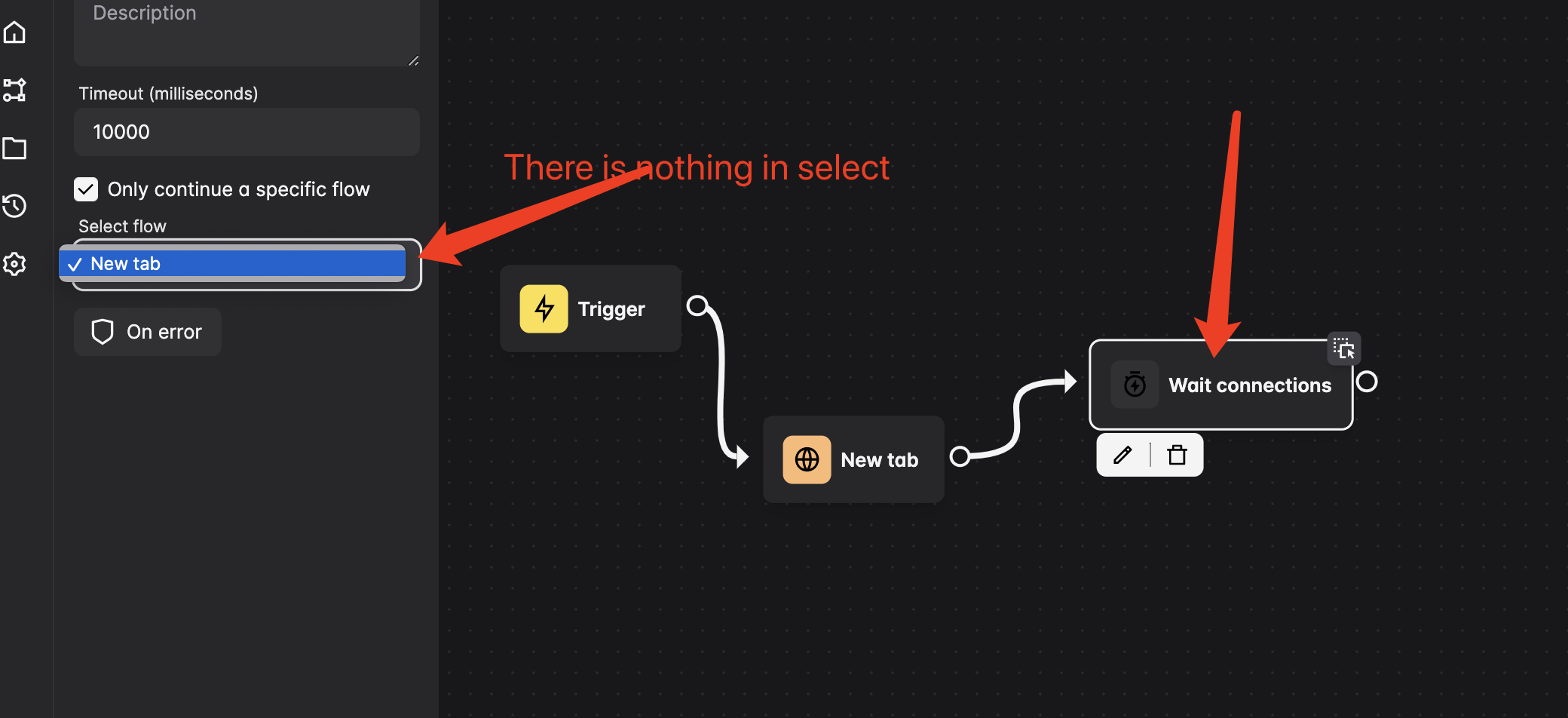 waitconnection blcok · Issue #469 · AutomaApp/automa · GitHub