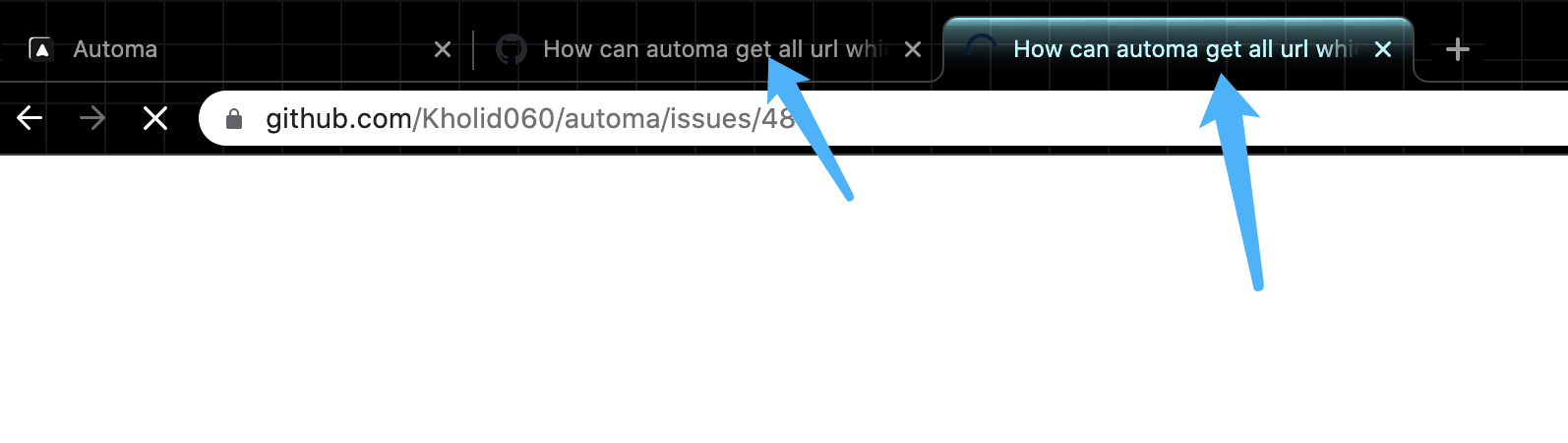 How can automa get all url which are opened browser's tab · Issue #483 · AutomaApp/automa · GitHub