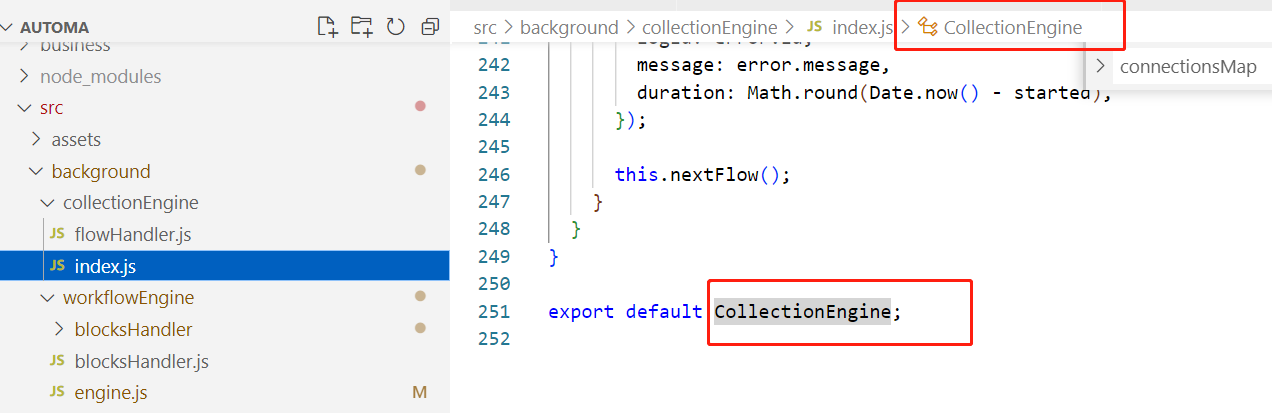 What is function of collectionEngine · Issue #832 · AutomaApp/automa · GitHub