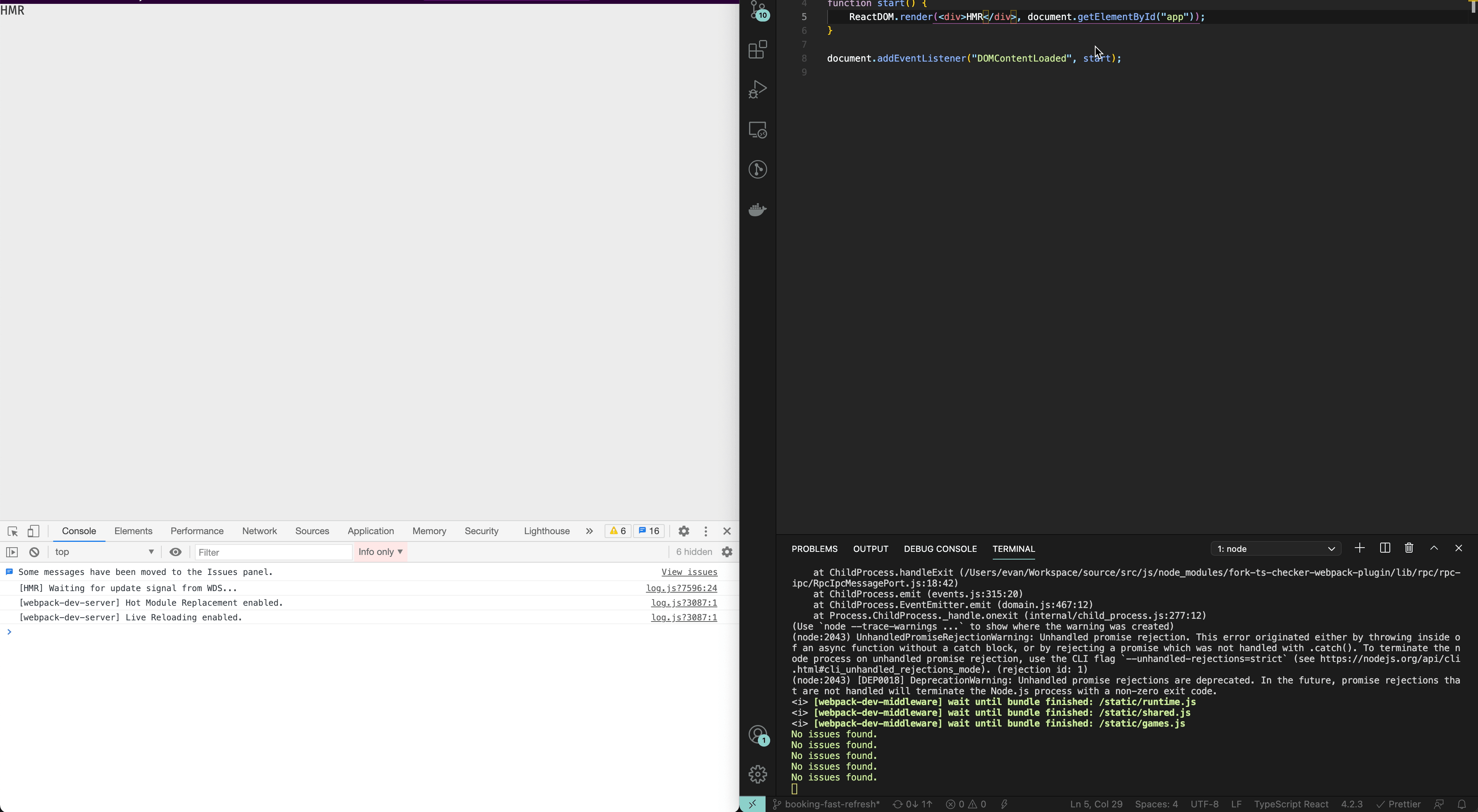 File Updates Causing Full Page Reload Issue 350 Pmmmwh react