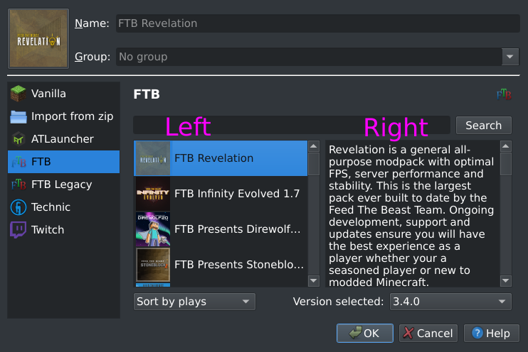 Instance Import tabs are inconsistent between each other · Issue #3672 · MultiMC/Launcher · GitHub