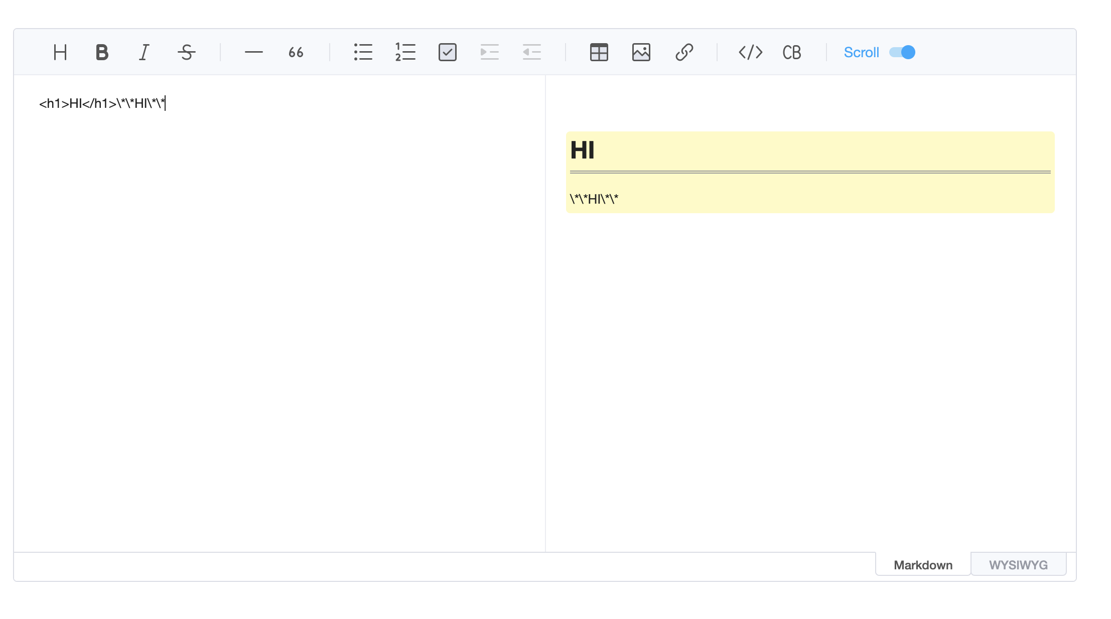 Html Tag와 Bold를 같이 넣고 에디터 모드를 변경할 때마다 *가 추가됩니다. · Issue #2895 · nhn/tui.editor · GitHub